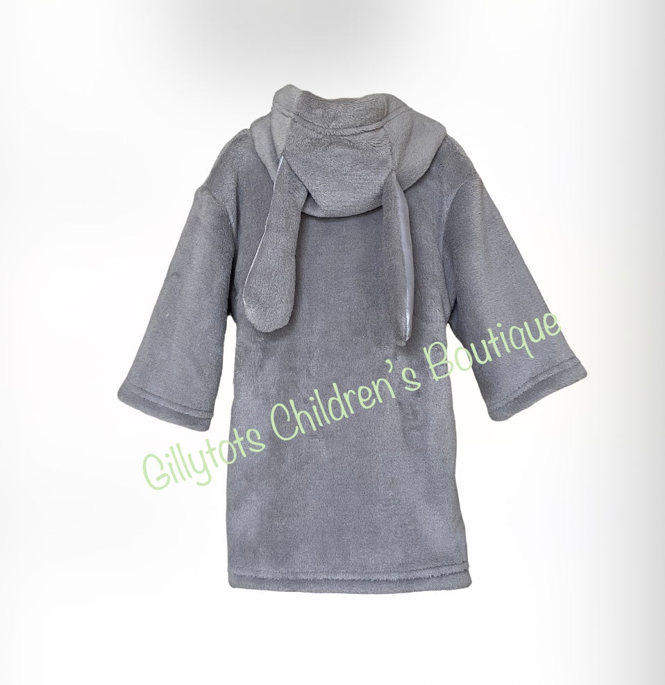 Peter Rabbit Dressing Gown Robe - Grey – Gillytots Children’s Boutique