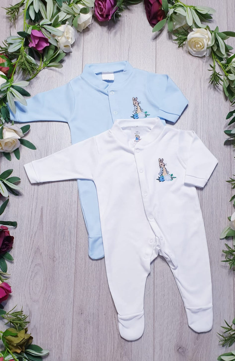 Peter Rabbit BabyGrow Sleepsuit Soft Cotton – Gillytots Children’s Boutique